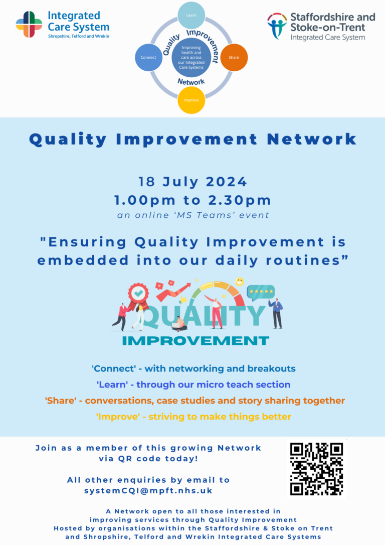 Continuous Quality Improvement (CQI) - NHS Shropshire, Telford and Wrekin