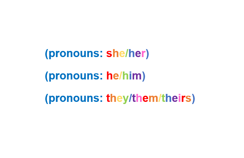 Adding your pronouns - NHS Shropshire, Telford and Wrekin